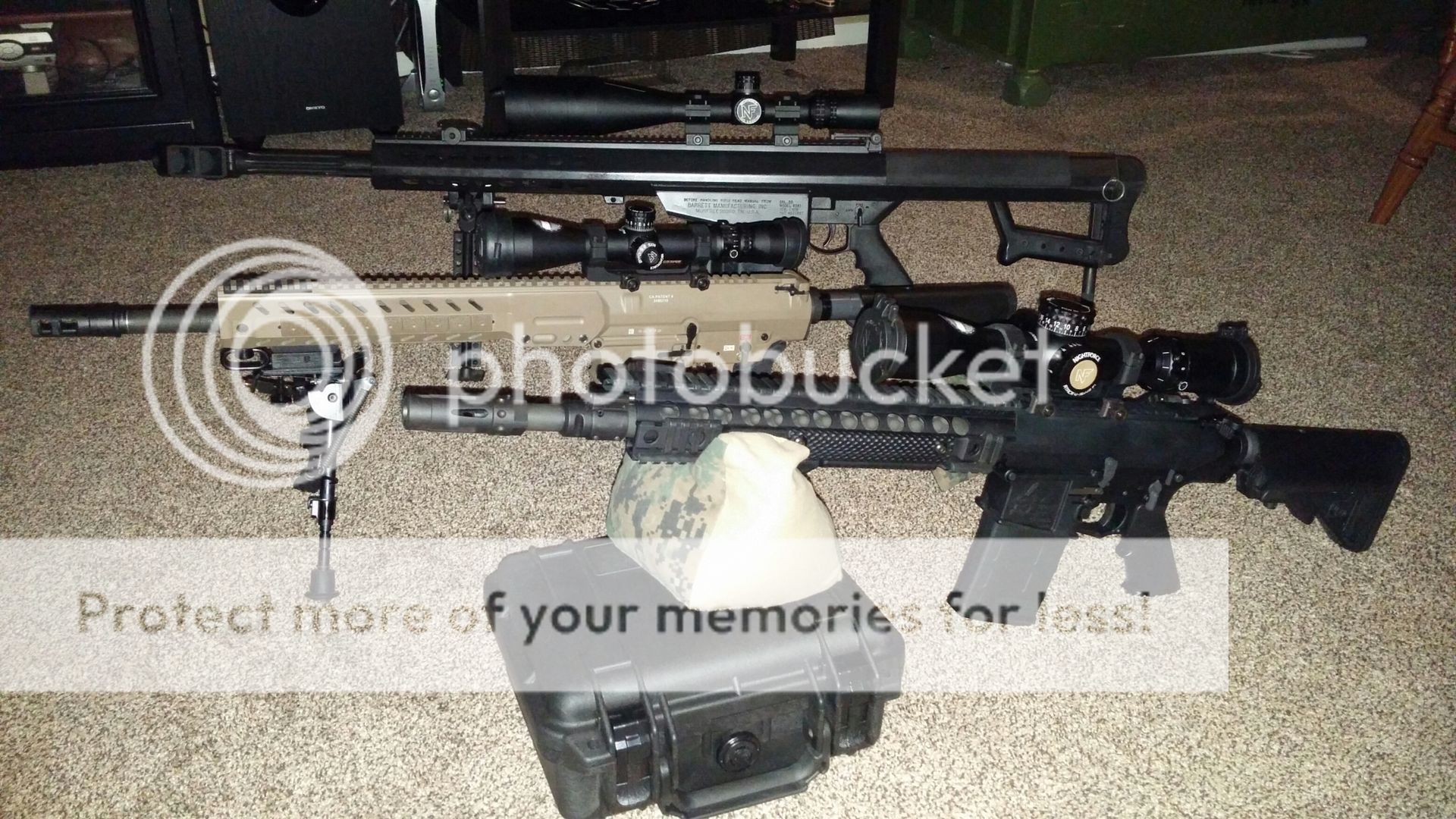 Nightforce 4-16x42mm ATACR F1 and Global Defense Initiatives mount ...