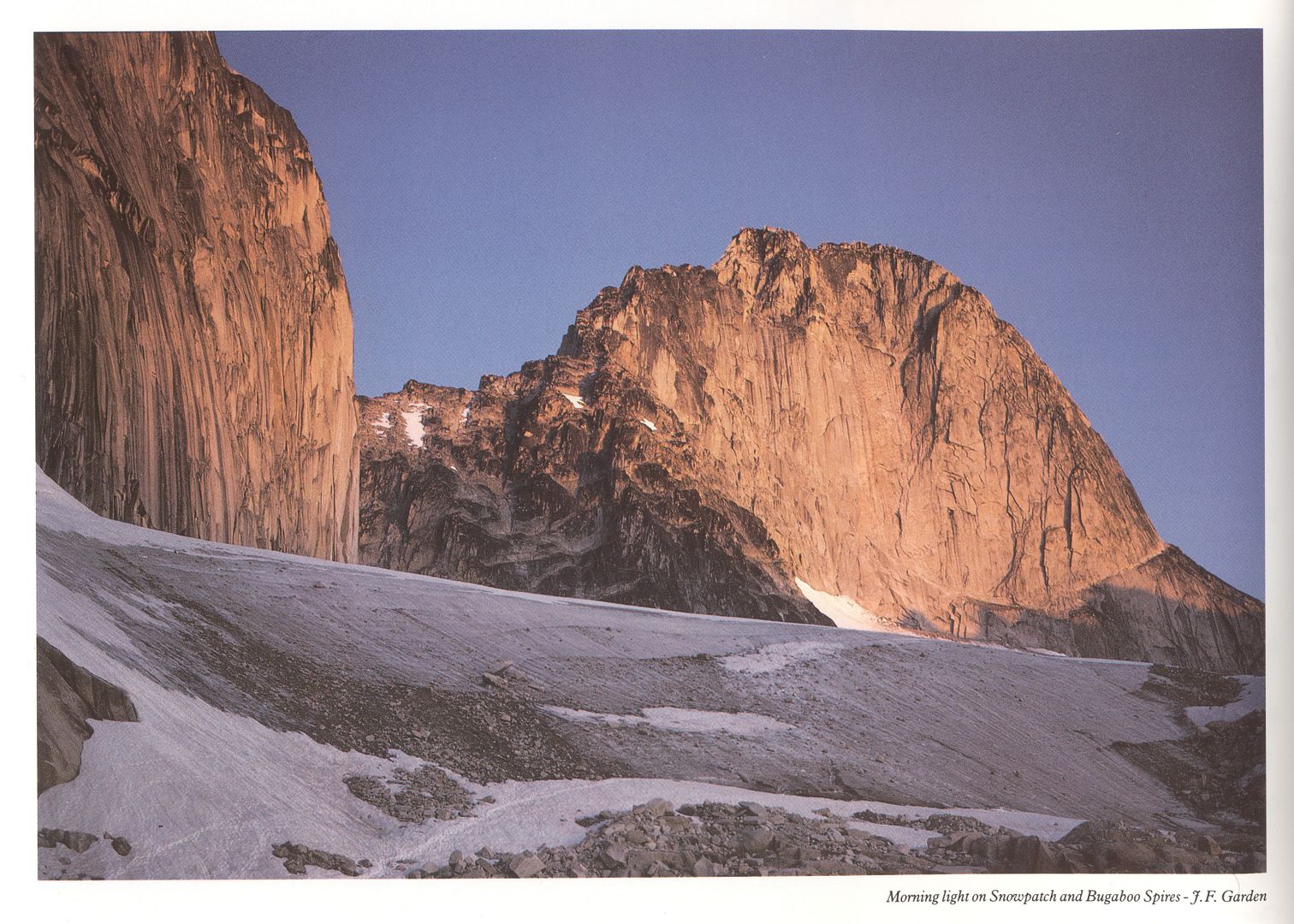 Tom Egan Wall, Snowpatch Spire, Bugaboos :: SuperTopo Rock Climbing ...