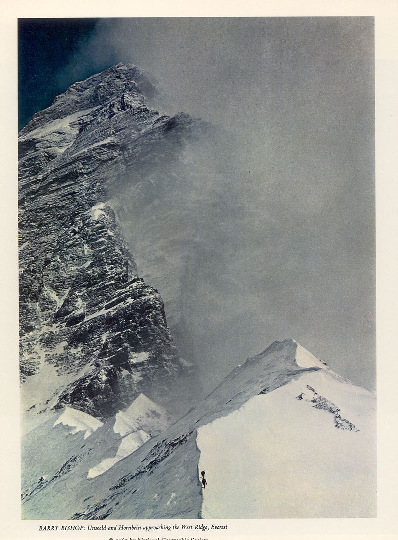 The West Ridge of Everest Willi Unsoeld Mountain World 1963 ...