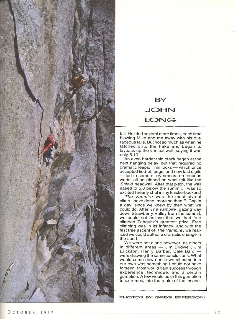Tahquitz & Suicide- Classic Randy Vogel Survey Climbing 1987 ...