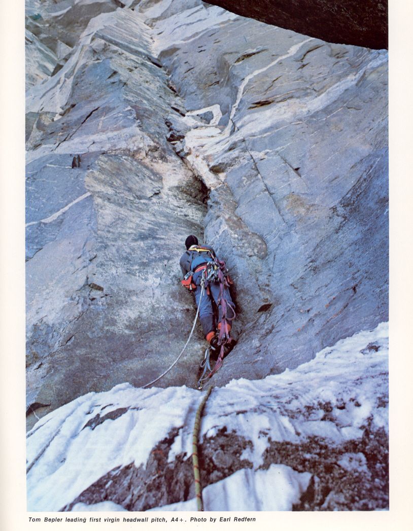 Mt.Thor-West Face Redfern Brand Bagley Bepler Summit 1986 :: SuperTopo ...