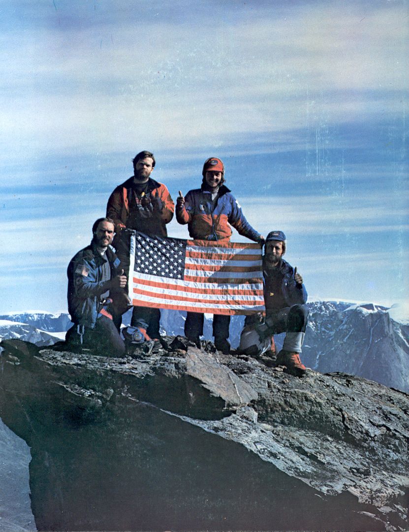 Mt.Thor-West Face Redfern Brand Bagley Bepler Summit 1986 :: SuperTopo ...